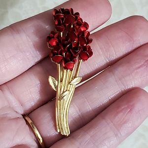 Danbury Mint | Jewelry | Vintage Danbury Mint Dm Dozen Roses Brooch Pin ...